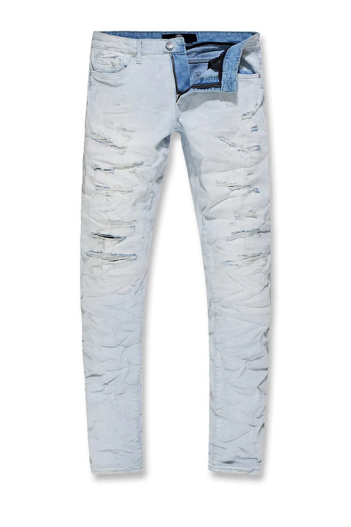SEAN - HIGH POINT DENIM (ICED WHITE) JS1095 | Broadway Collections